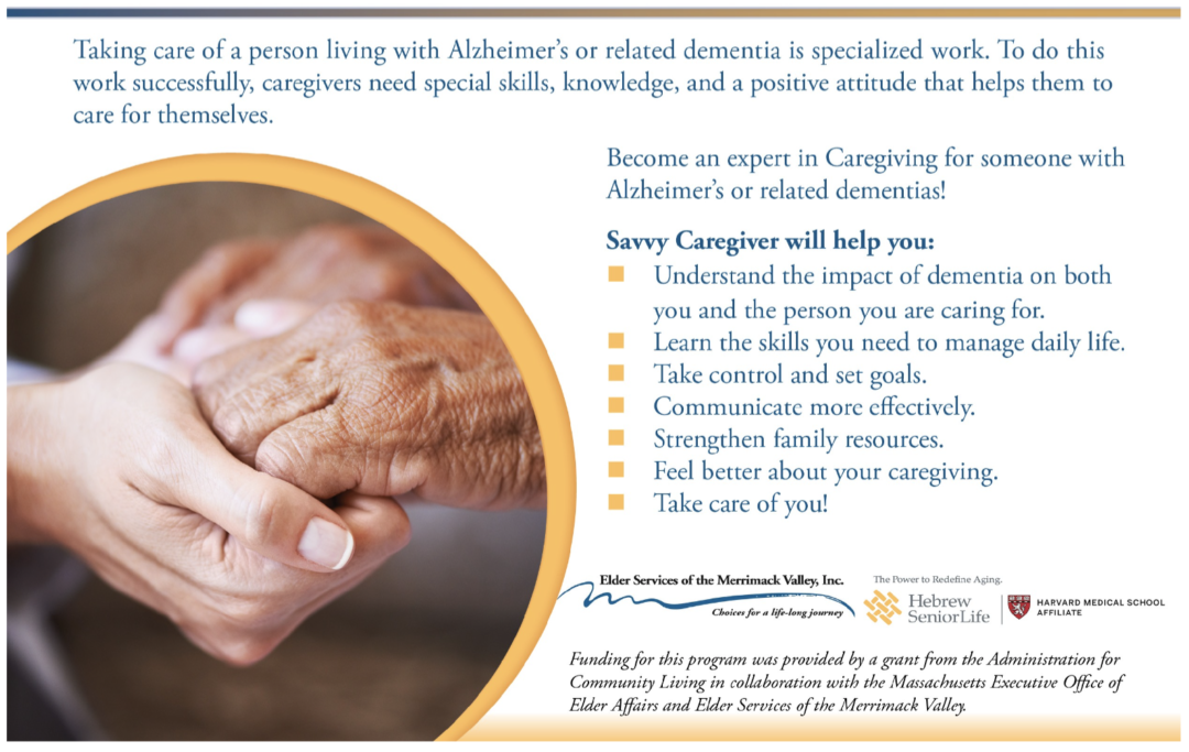 The Savvy Caregiver Program | Alzheimers Support Network of South Central Massachussets